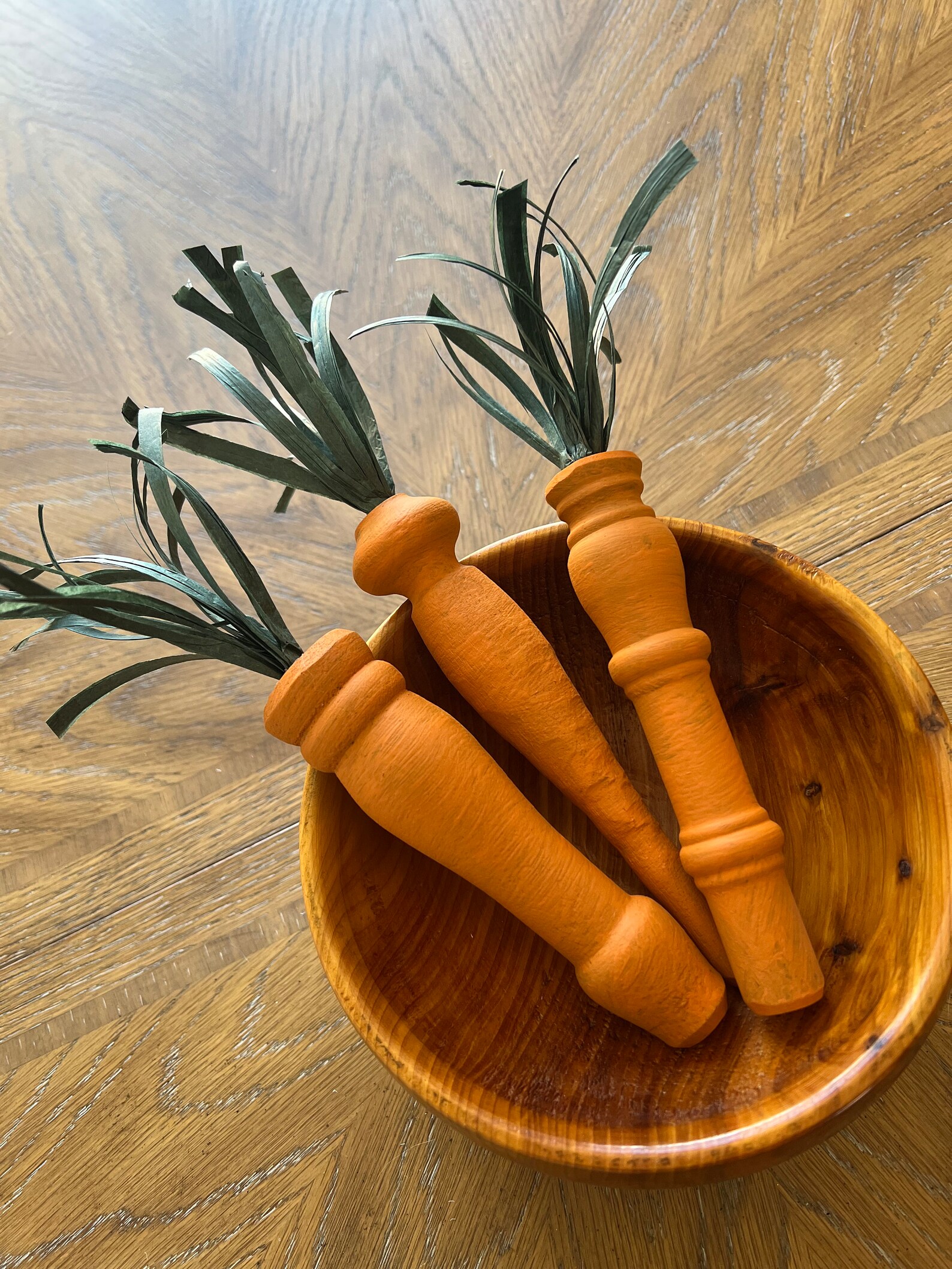 Vintage Spindle Carrots Set: Rustic Easter Spring Decor - Etsy