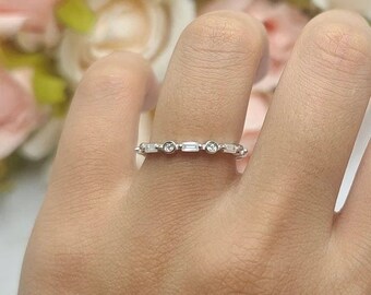 Fully Round Wedding Band - Etsy
