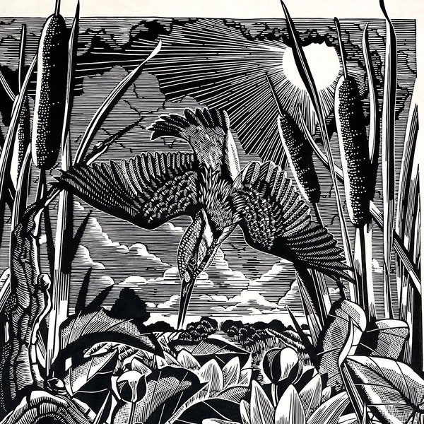 Linocut Print - Etsy UK