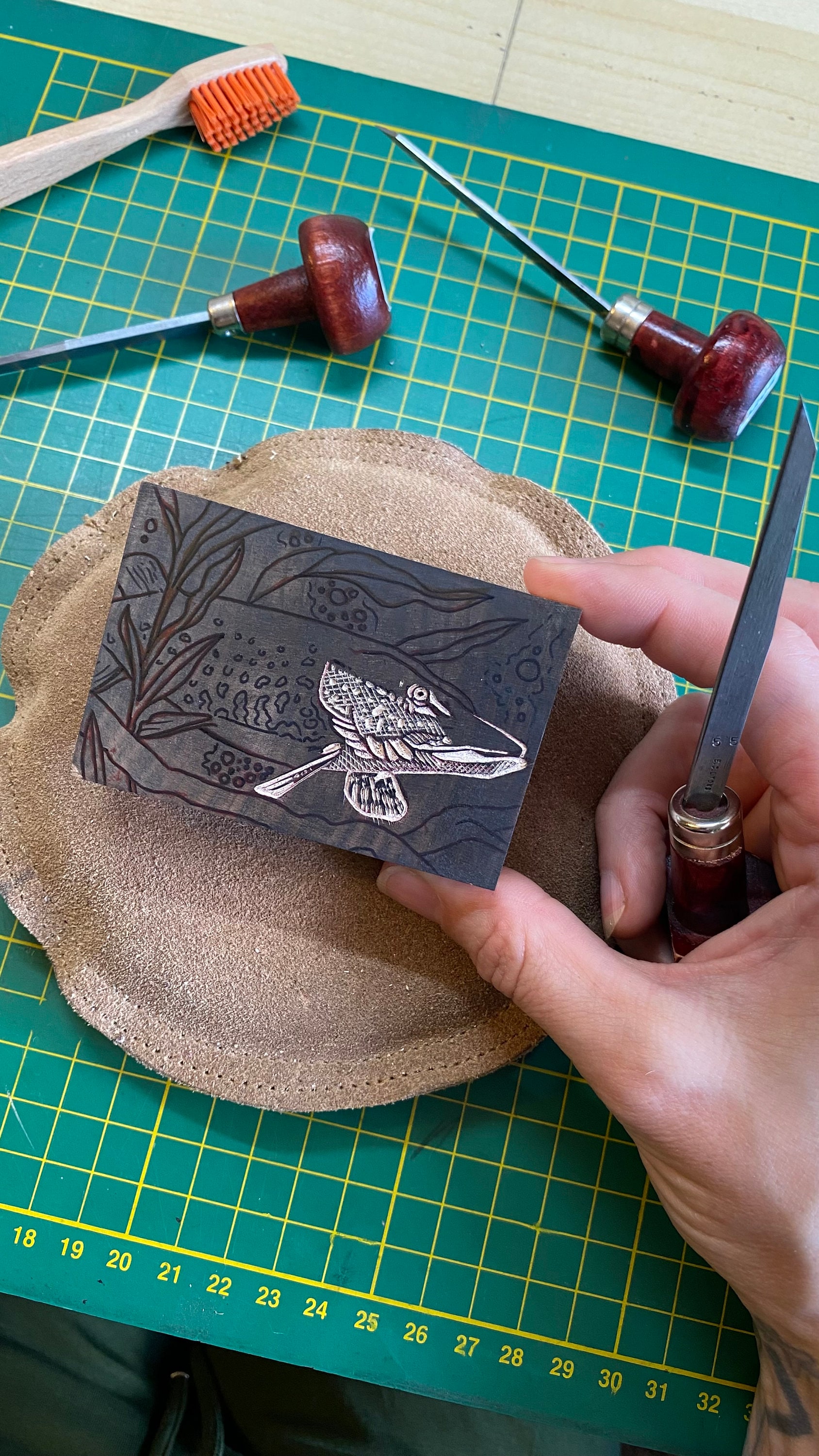 Pike Wood Engraving Print - Etsy