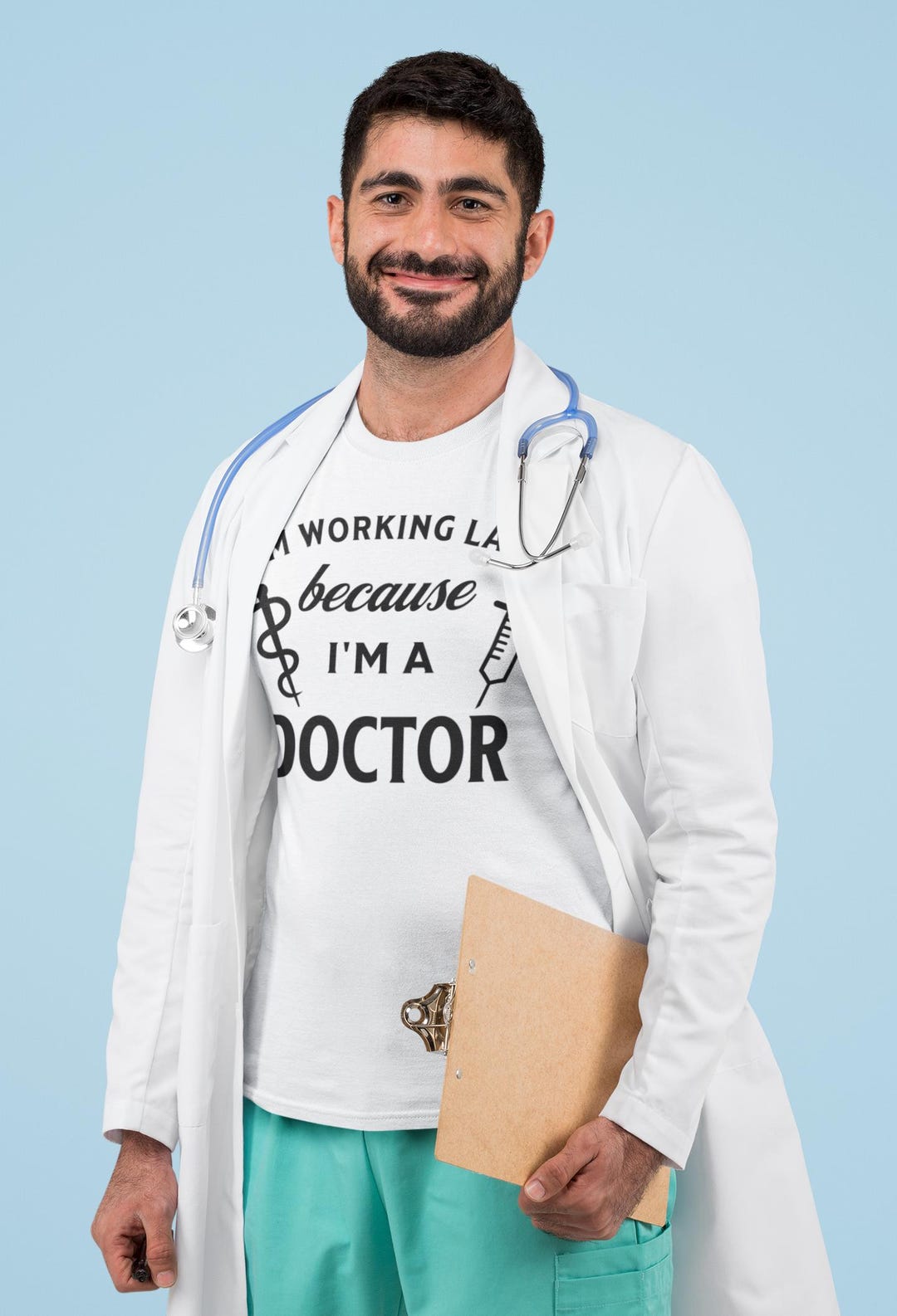 I'm Working Late Because I'm a Doctor, - Etsy
