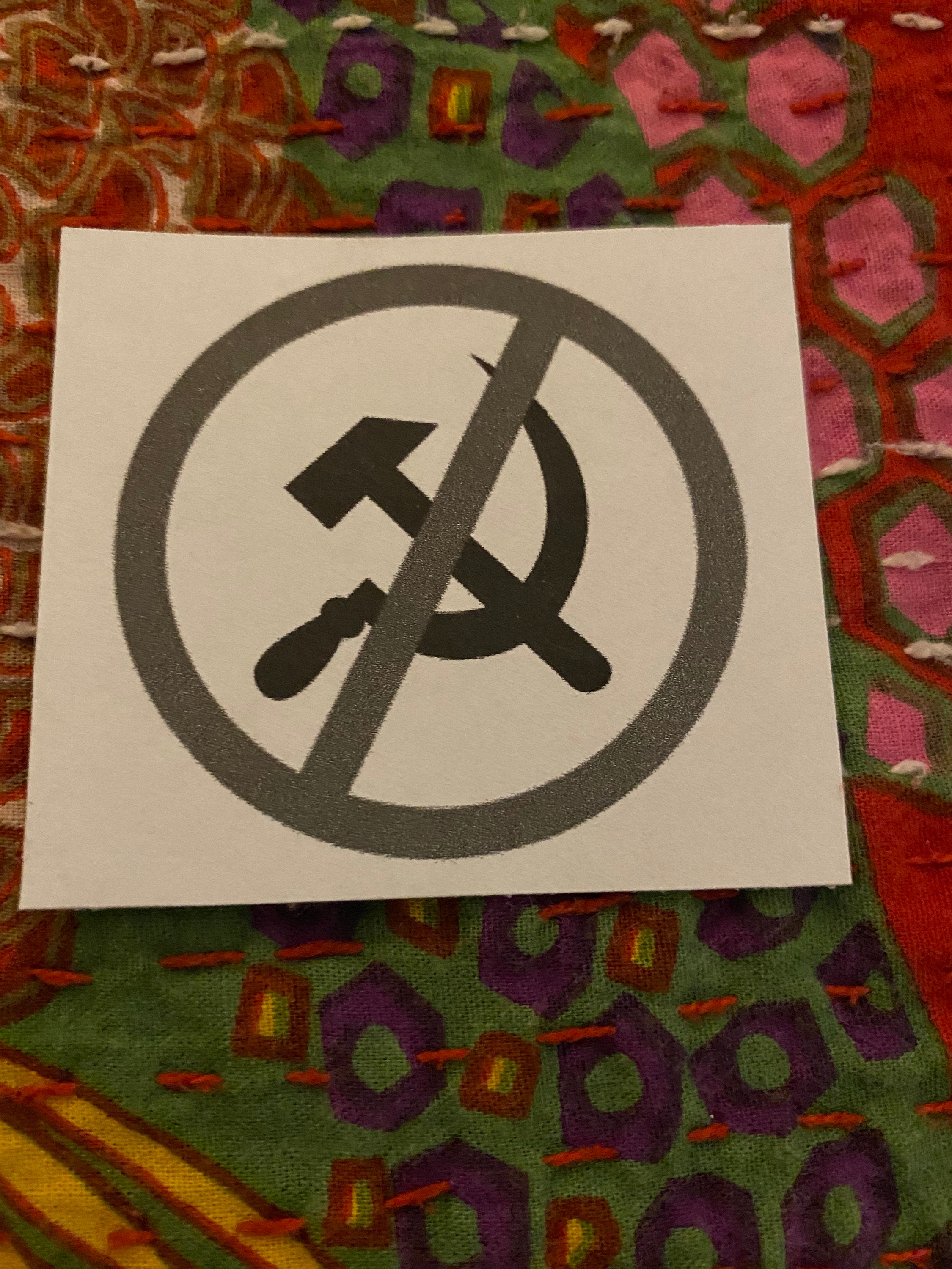 Anti Communism Stickers