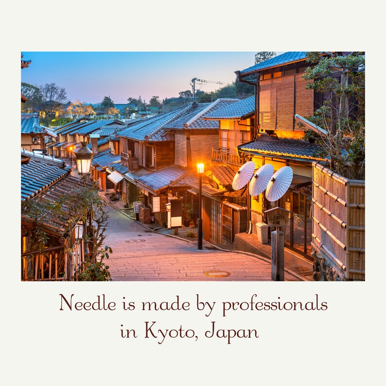 Temari Needle - Extra-long, Thin, and With a Large Eye. (9cm/3.54inch ...