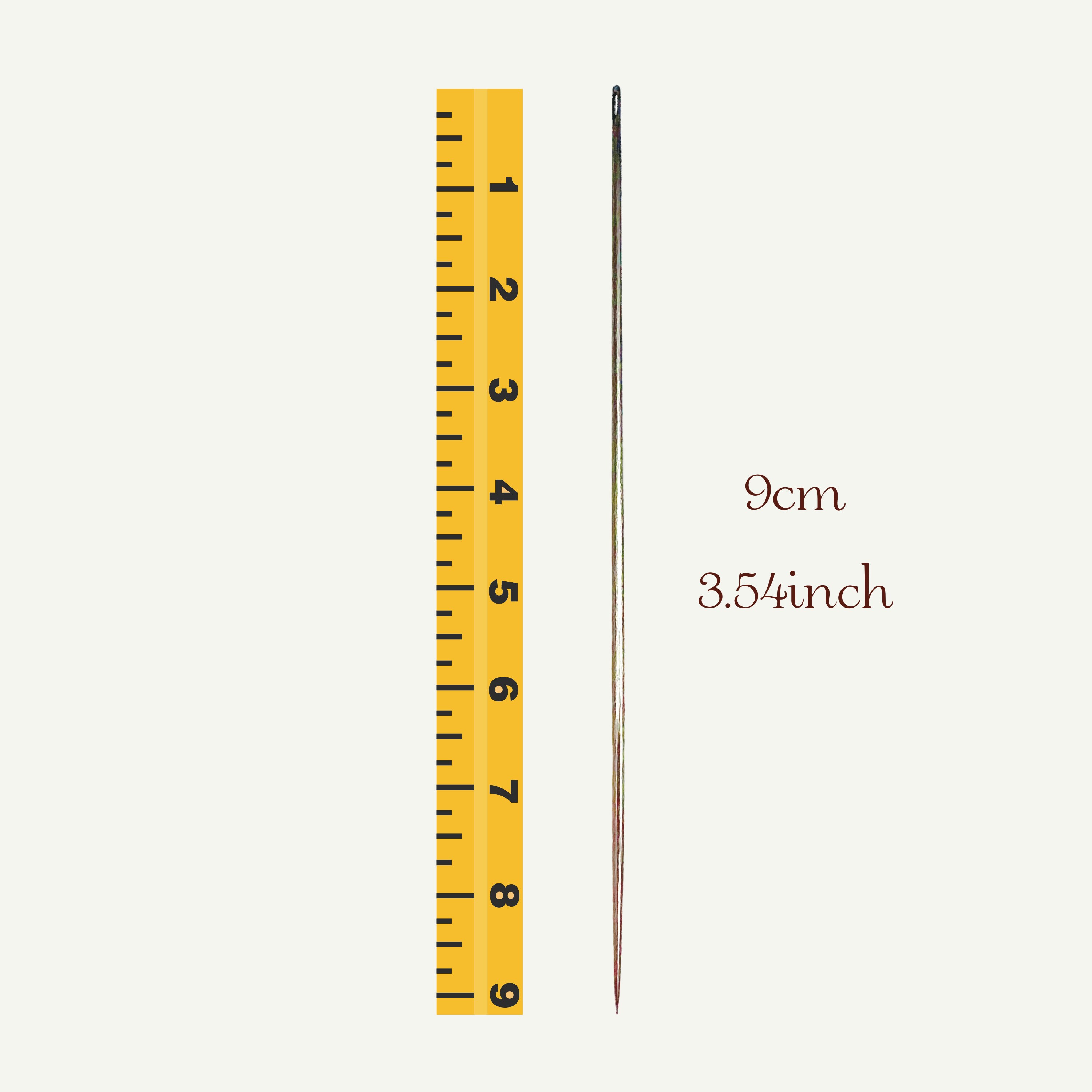 Temari Needle - Extra-long, Thin, and With a Large Eye. (9cm/3.54inch ...