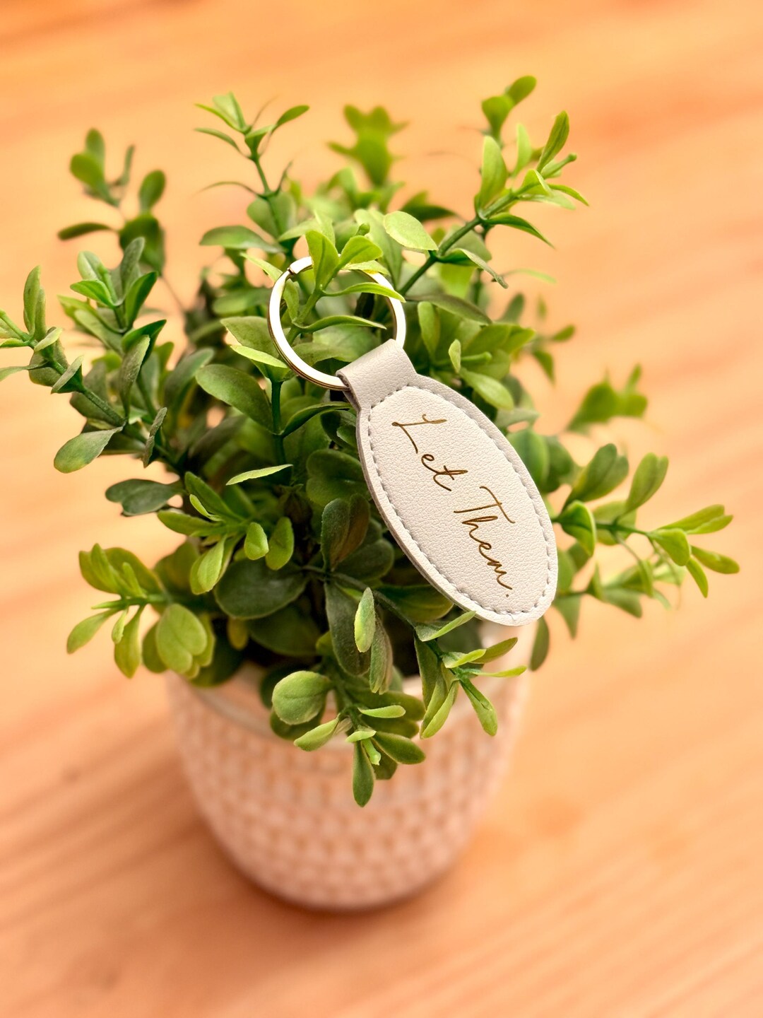 Let Them/ Keychain/ Inspiration/ Gift for Her/ Gift for Him/ Laser ...