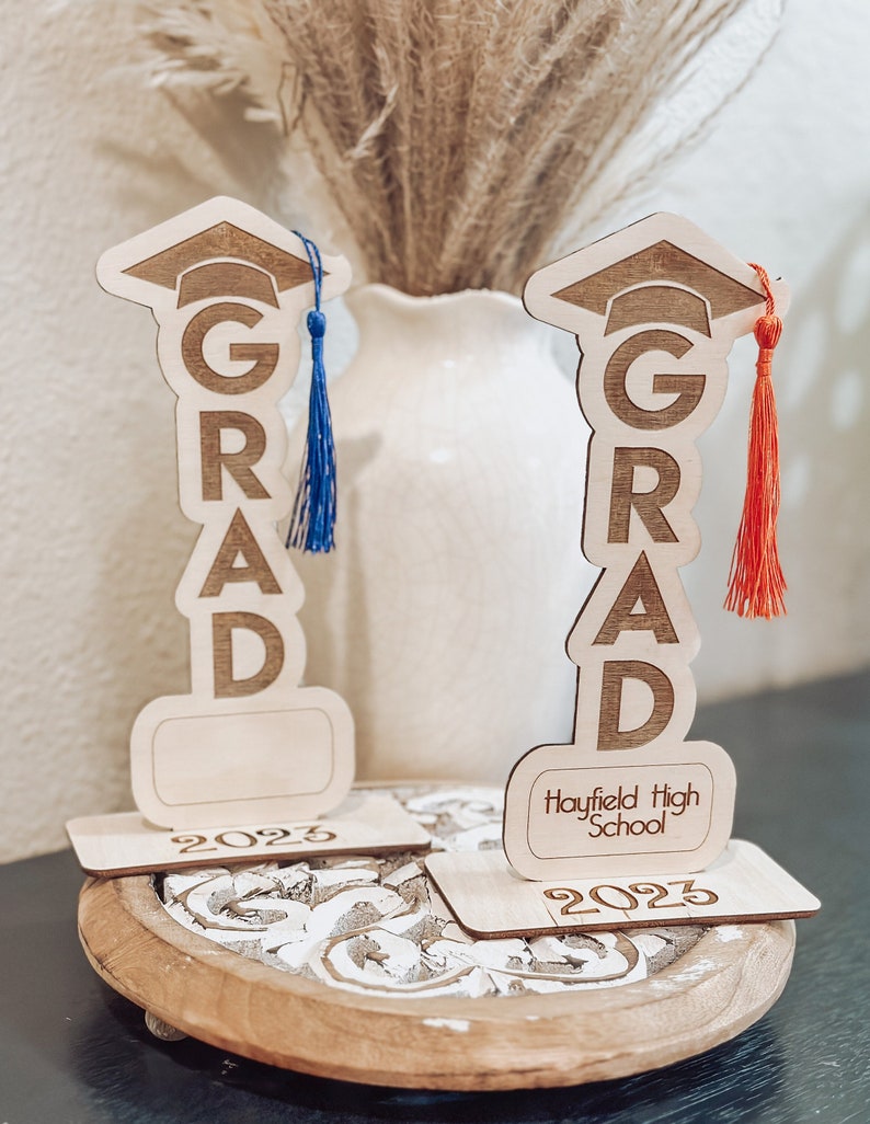 Personalized Birch Wood Tassel Holder - Graduation Gift, 8.5" Tall - Etsy