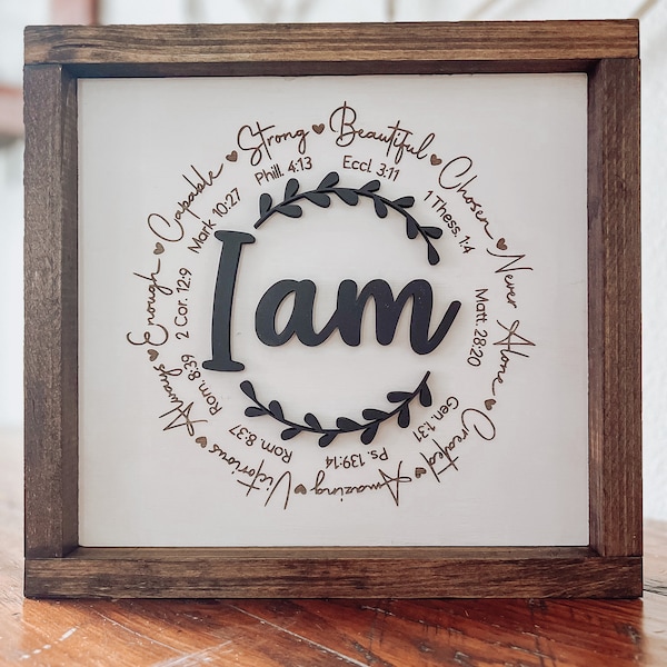 Farmhouse Bible Verse Sign - Etsy