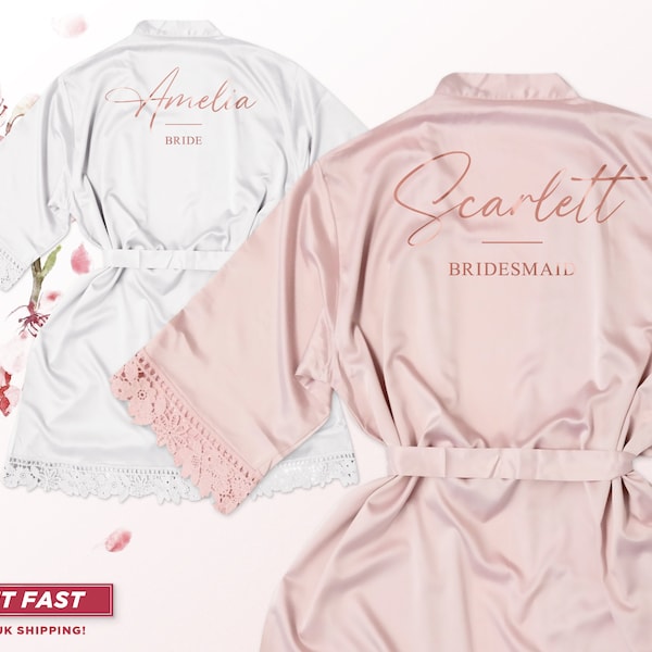 Bridesmaid Robes - Etsy UK