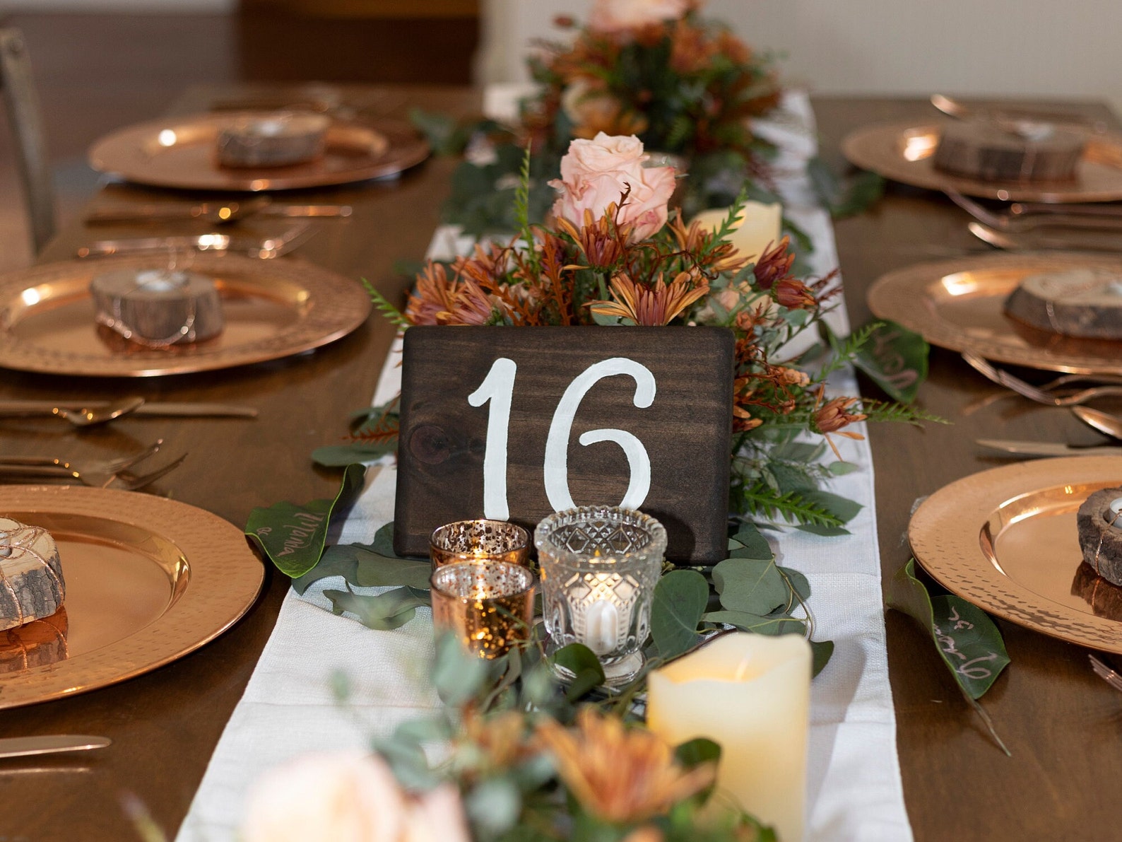 Wooden Wedding Table Numbers - Etsy