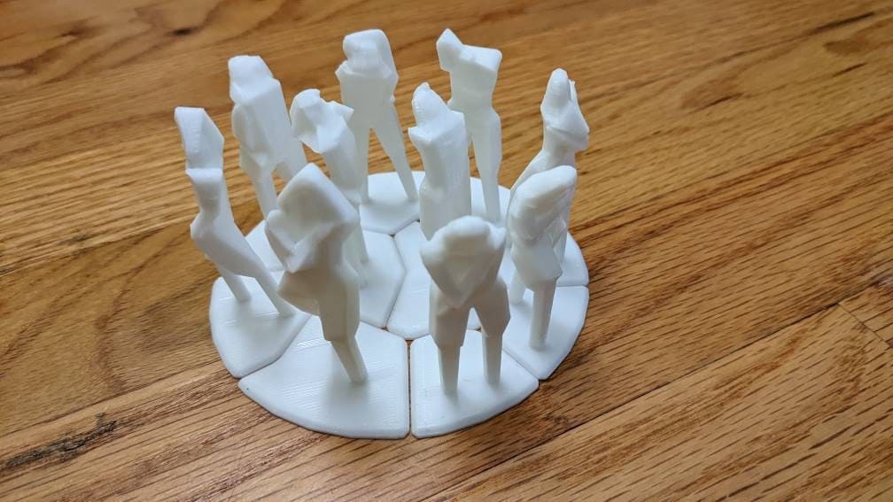 And Then There Were None Statues Set of Ten Total - Etsy