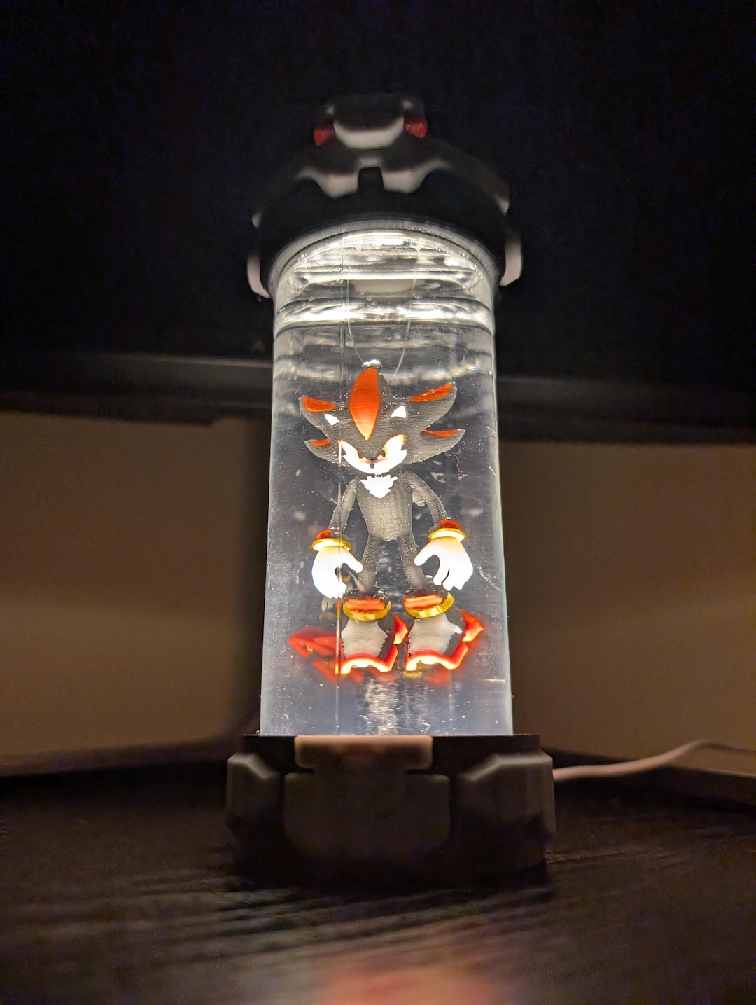 RGB Edgy Speedster Hedgehog Cryo-chamber Lamp - Blue Hedgehog ...