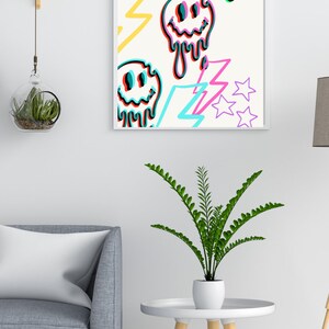 Drippy Wall Art- Lynn Collection- Digital Art- Wall Art- Bar Cart Art ...