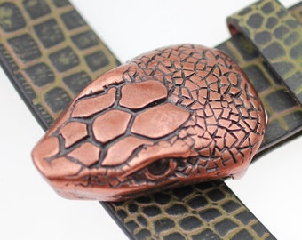 Brass Copper Head Snake - Etsy