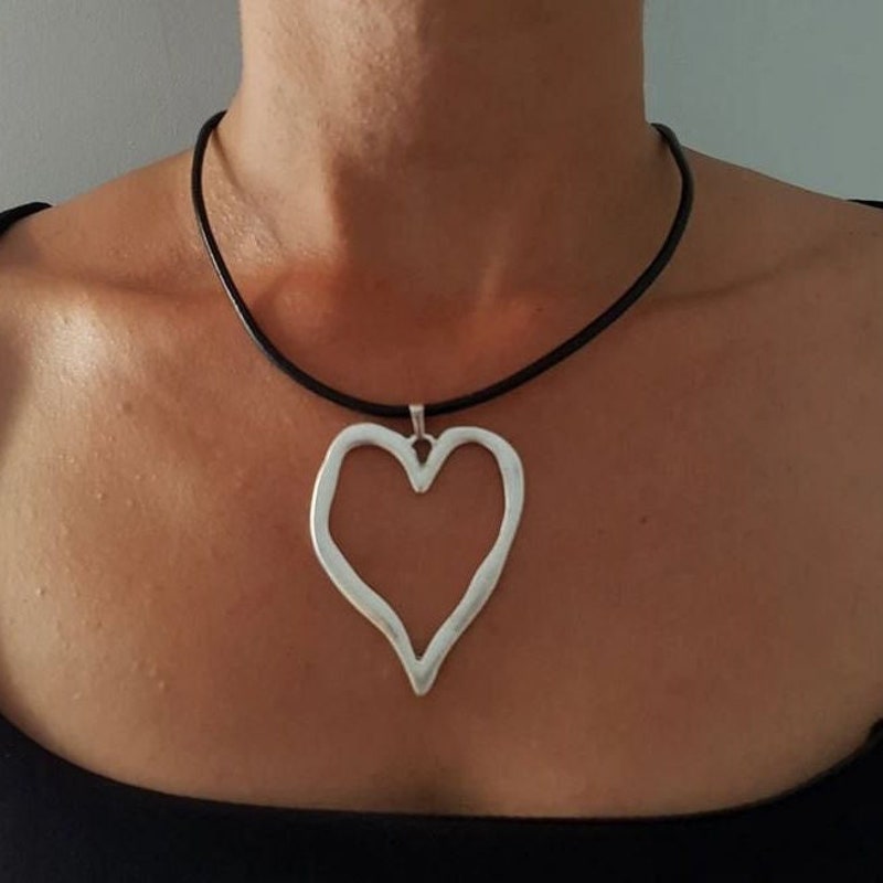 Big Pendant Necklace - Etsy