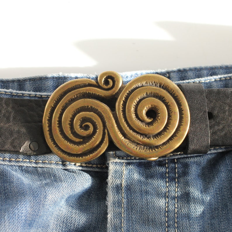 Tendril Belt Buckle Spiral Belt Fastener for Snap Belt - Etsy
