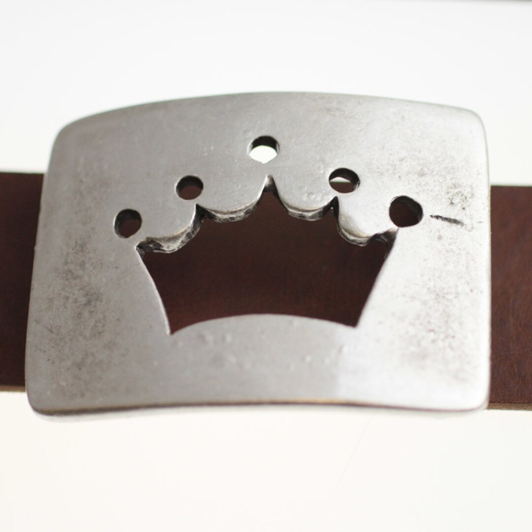 Princess Belt Buckle, Crown Belt Buckle, Antique Silver Belt Fastener ...