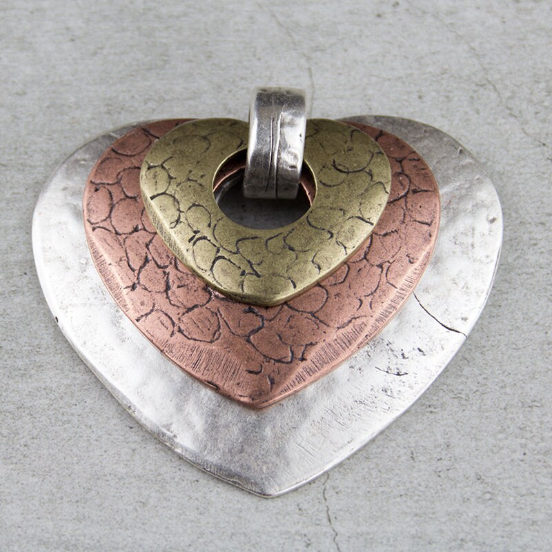 Layered Pendant - Etsy