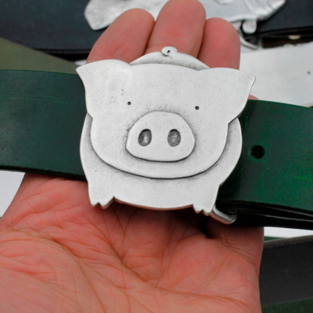 Pig Belt Buckle, Animal Belt Buckle, Farmer Belt Pin, Gift for Hunter ...