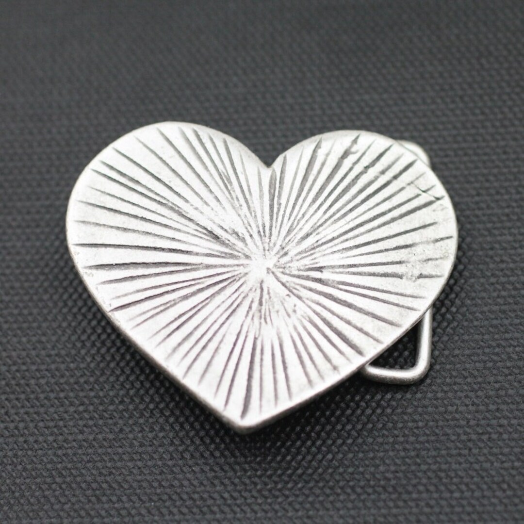 Heart Belt Buckle, Silver Heart Belt Buckle, Love Theme Belt Buckle ...