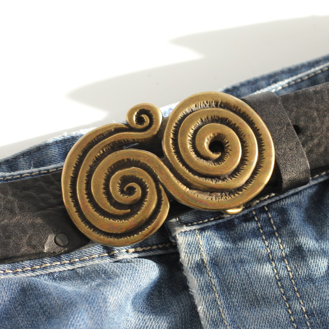Tendril Belt Buckle Spiral Belt Fastener for Snap Belt - Etsy