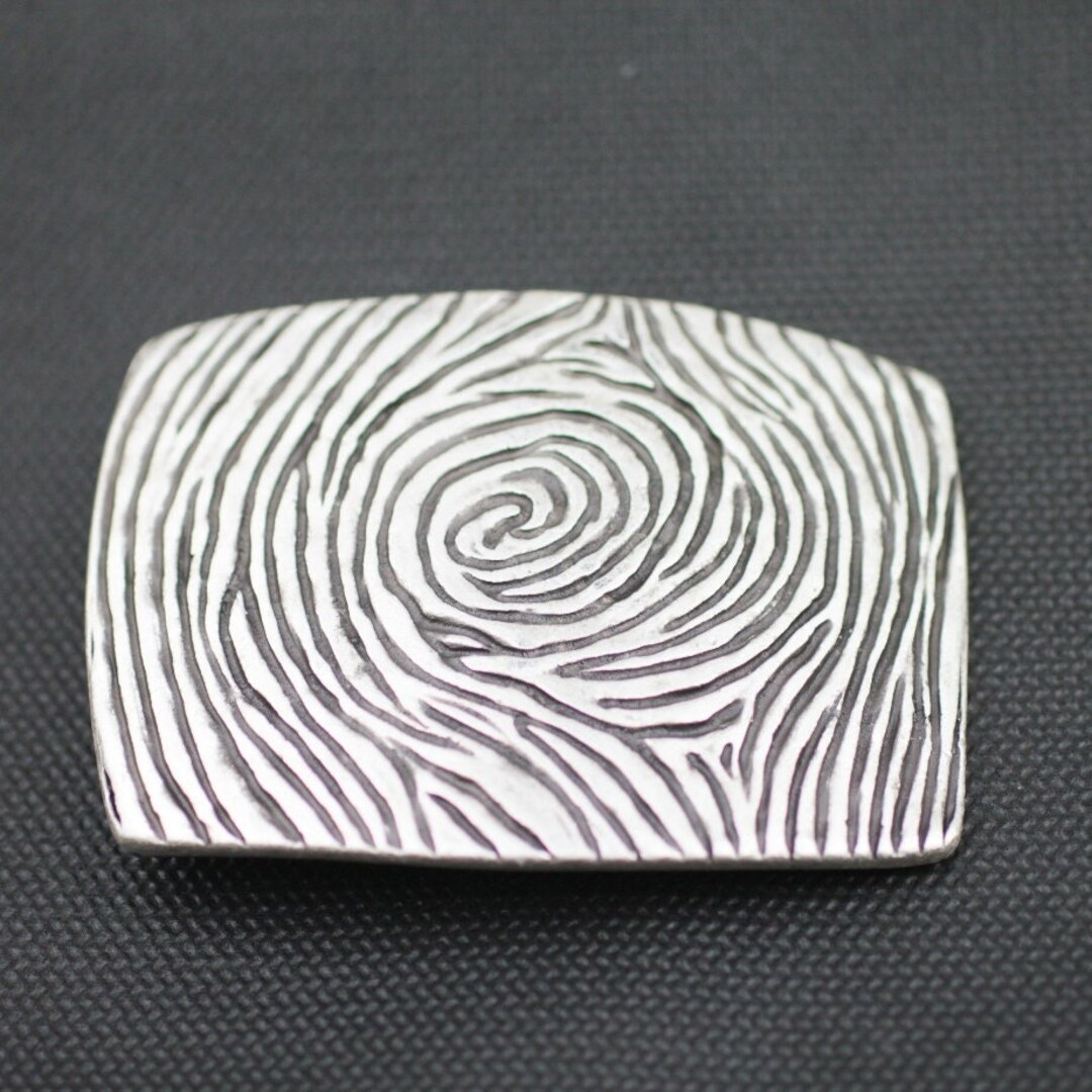 Finger Print Belt Buckle, Finger Sign Belt Buckle, Rectangle Belt ...