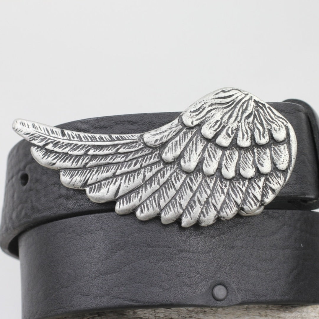 Angel Wing Belt Buckle, Metal Wing Belt Buckle, Buckle for Snap Belt ...