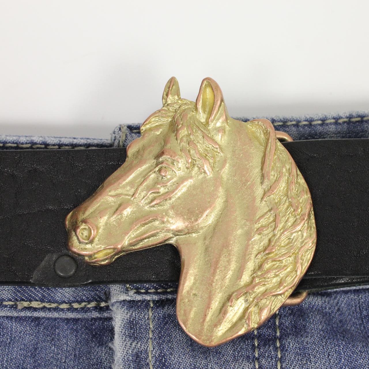 Legendary Spirit, Horse Theme Interchangeable Belt Buckle, Reflection ...