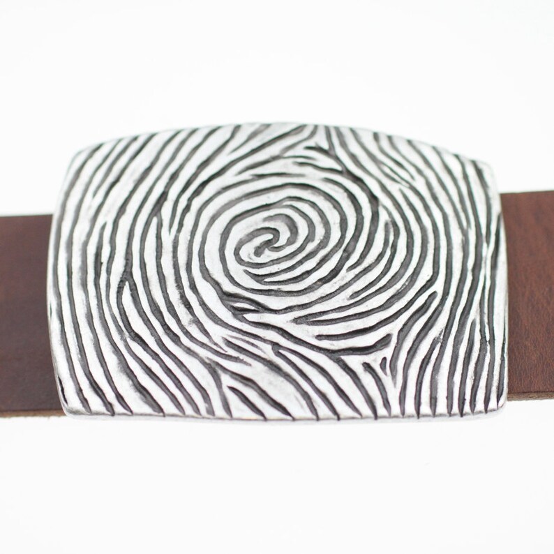 Finger Print Belt Buckle, Finger Sign Belt Buckle, Rectangle Belt ...