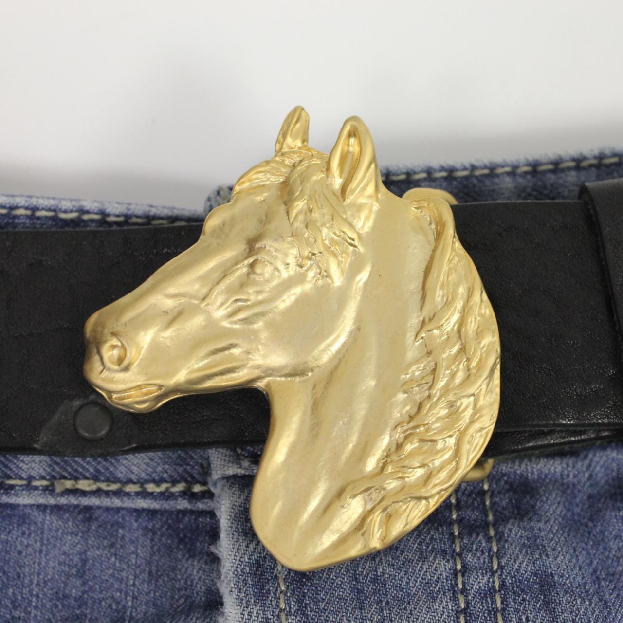 Legendary Spirit, Horse Theme Interchangeable Belt Buckle, Reflection ...