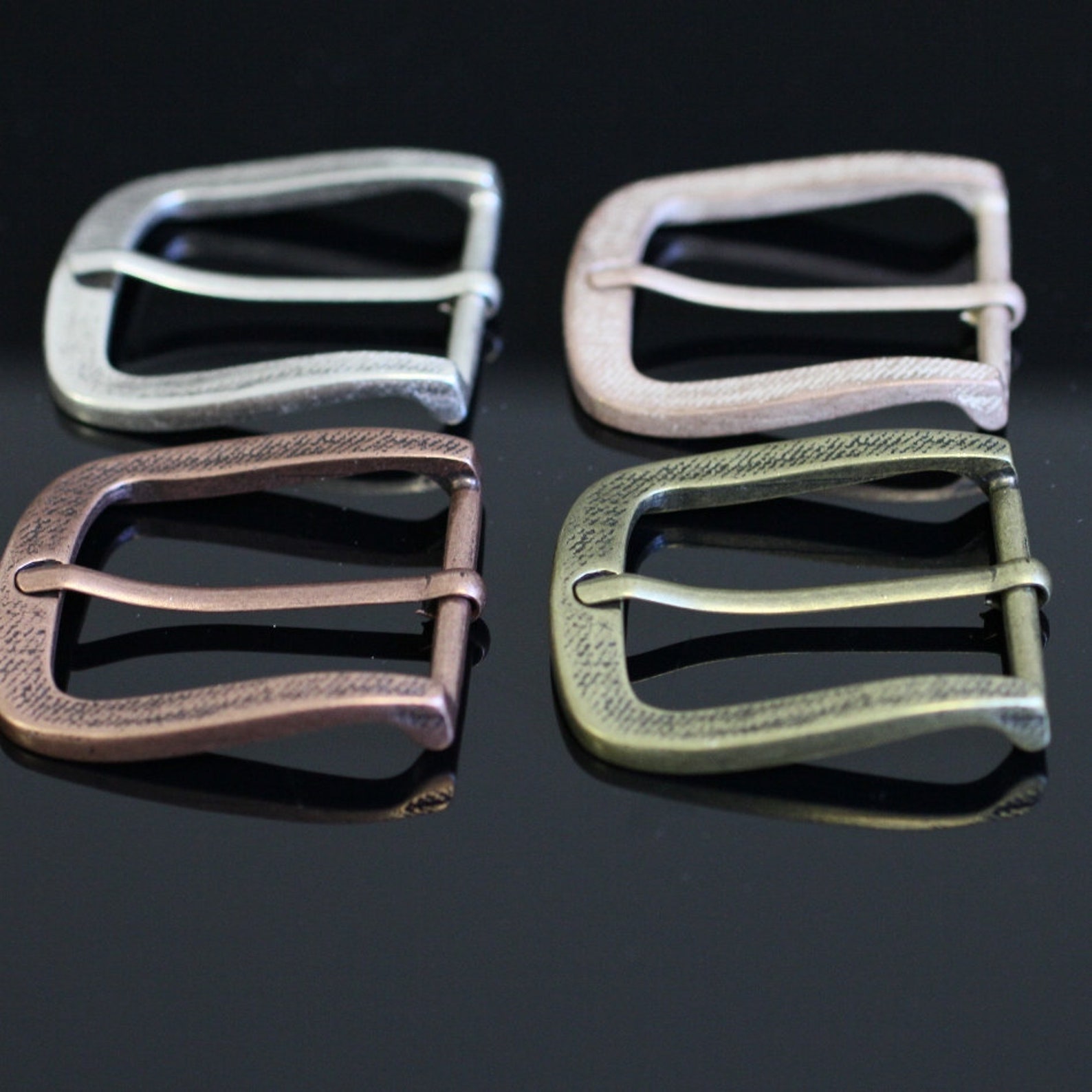 Simple Belt Buckle, Metal Belt Buckle, Rose Pearl Casual Belt Buckle ...