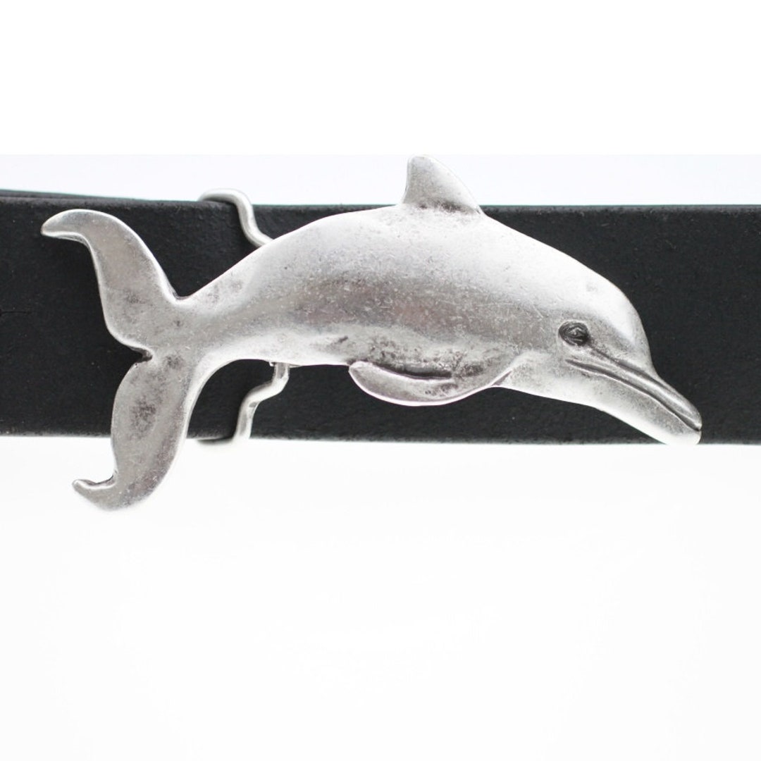 Dolphin Belt Buckle, Dolphin Accessory, Sea Belt Buckle, Silver Fish ...