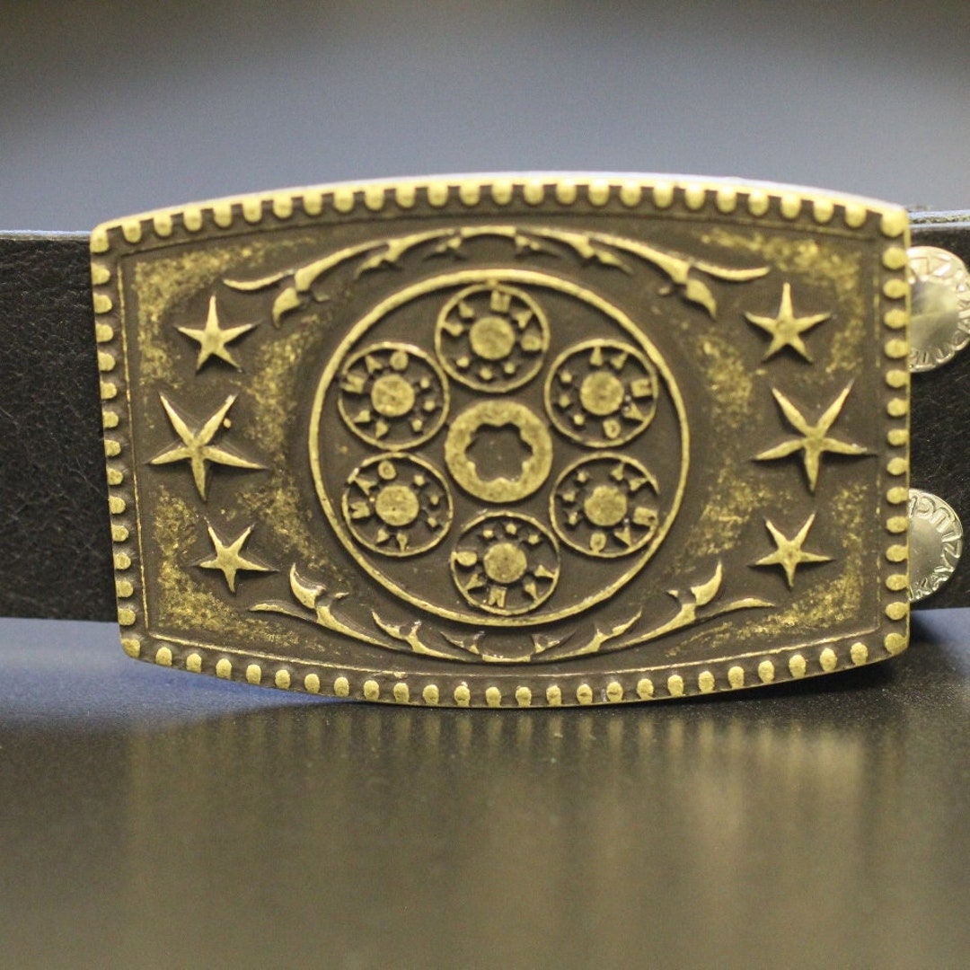 Flower of Life Belt Buckle, Spiritual Belt Buckle, Boho Belt Buckle ...