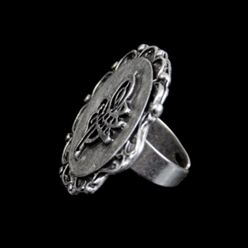Ottoman Empire Ring, Emperor Sign Ring, Turkish Sigil Ring, Silver Ring ...