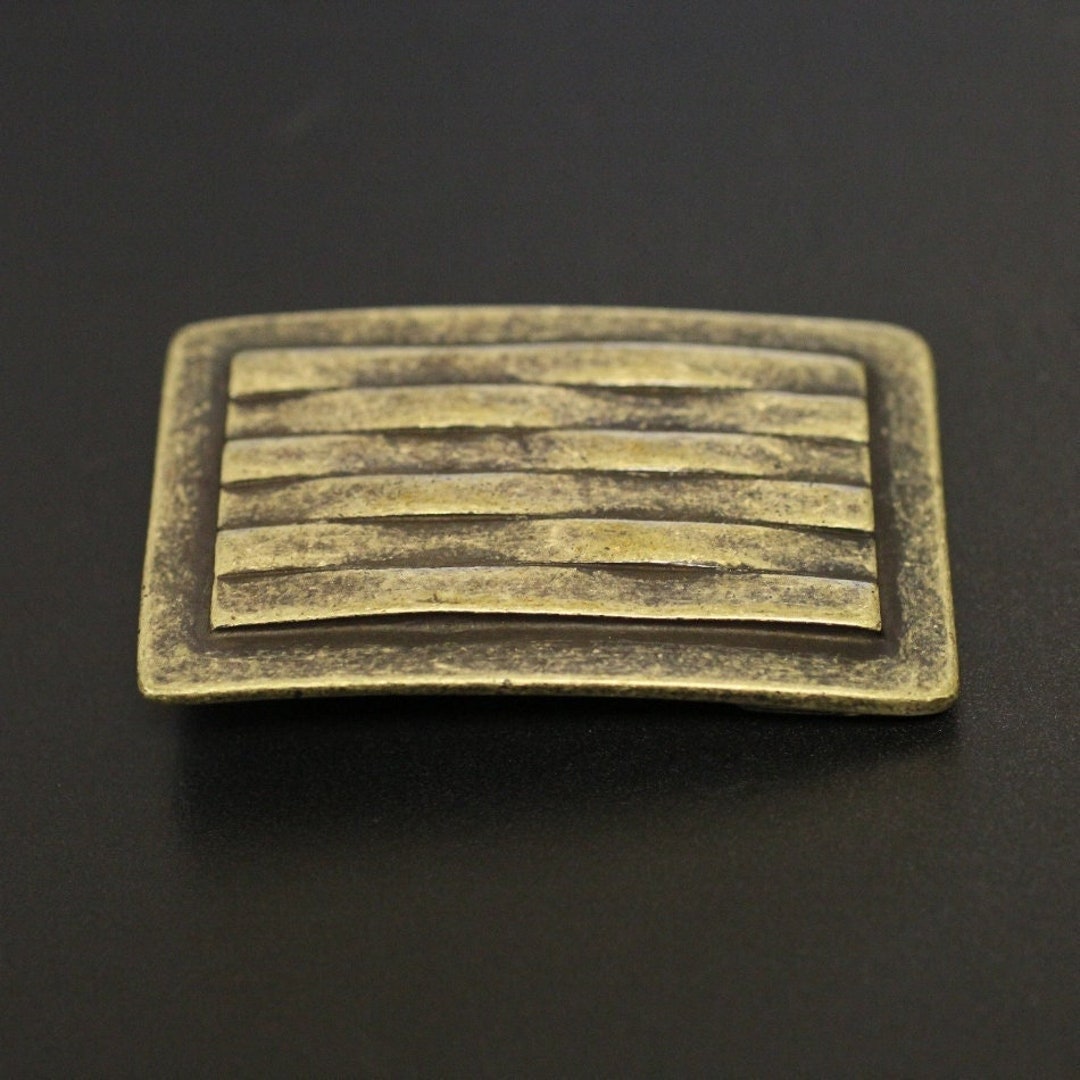 Rectangle Belt Buckle, Metal Belt Buckle, Bronze Casual Belt Buckle ...