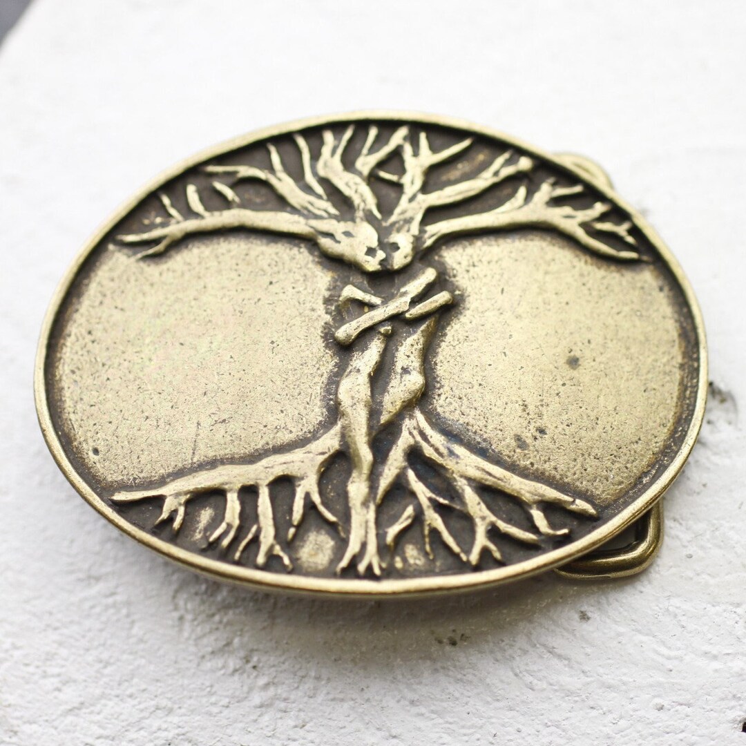 Tree of Life Belt Buckle, Love of Ents Belt Pin, Tree Belt Buckle, Lotr ...