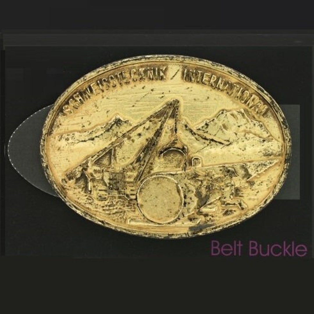 Farmer Belt Buckle, Schweisstechnik International Belt Buckle, Worker ...