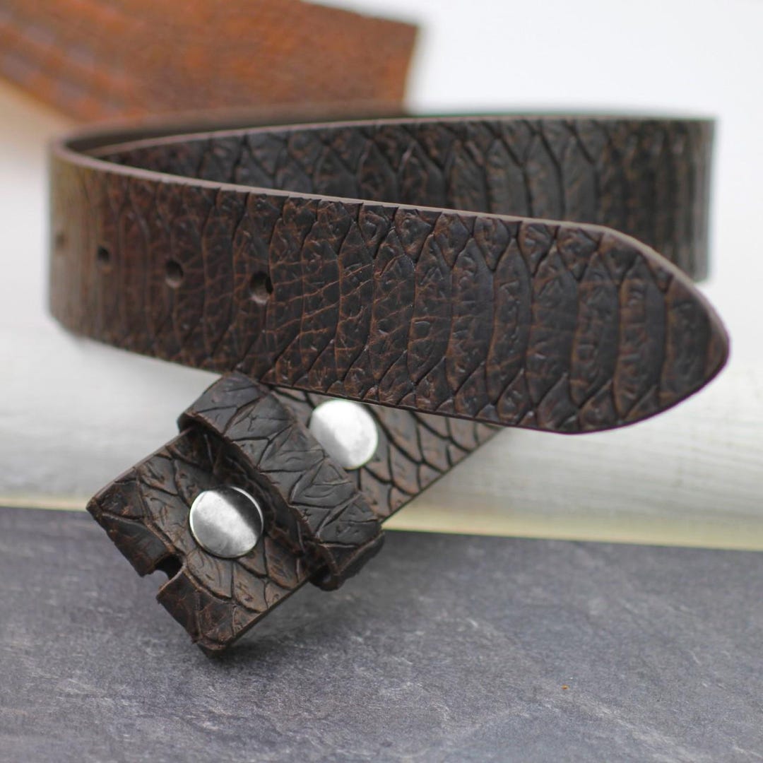 Unique Brown Leather Belt, Handmade Belt Made in Germany, Gift for Men ...