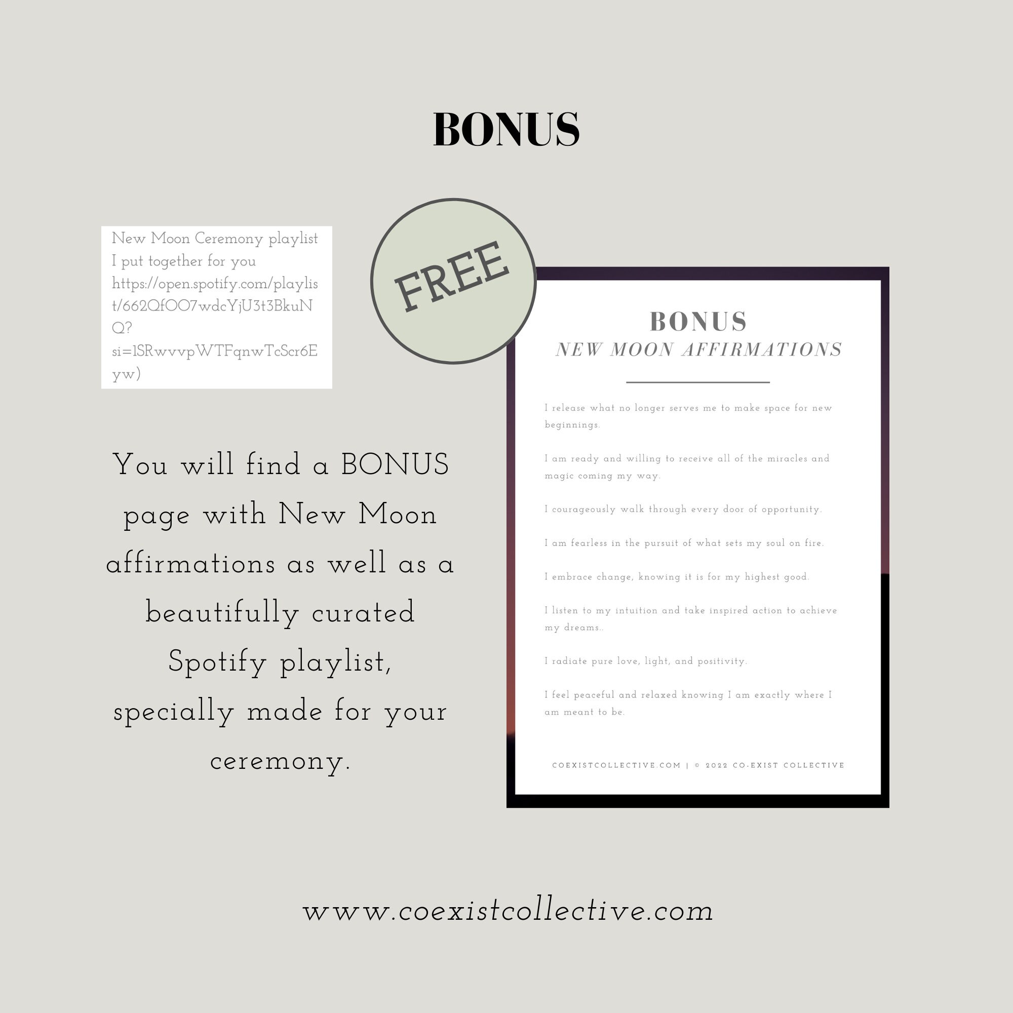 New Moon Ceremony Workbook, Printable New Moon Ritual Guidebook, New ...