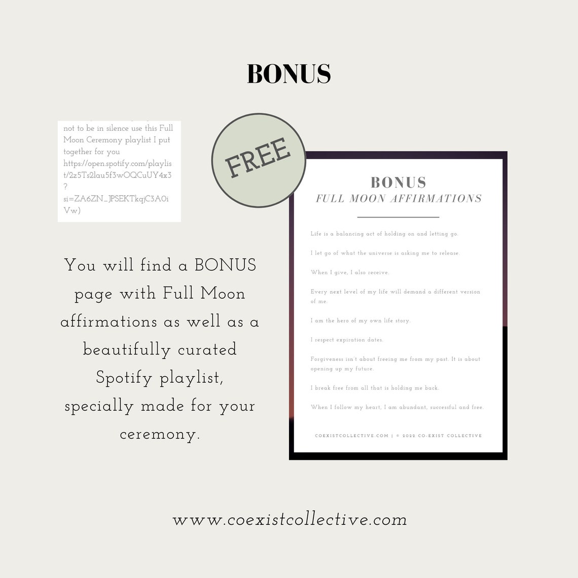 Full Moon Ceremony Workbook, Printable Full Moon Ritual Guidebook, Full ...