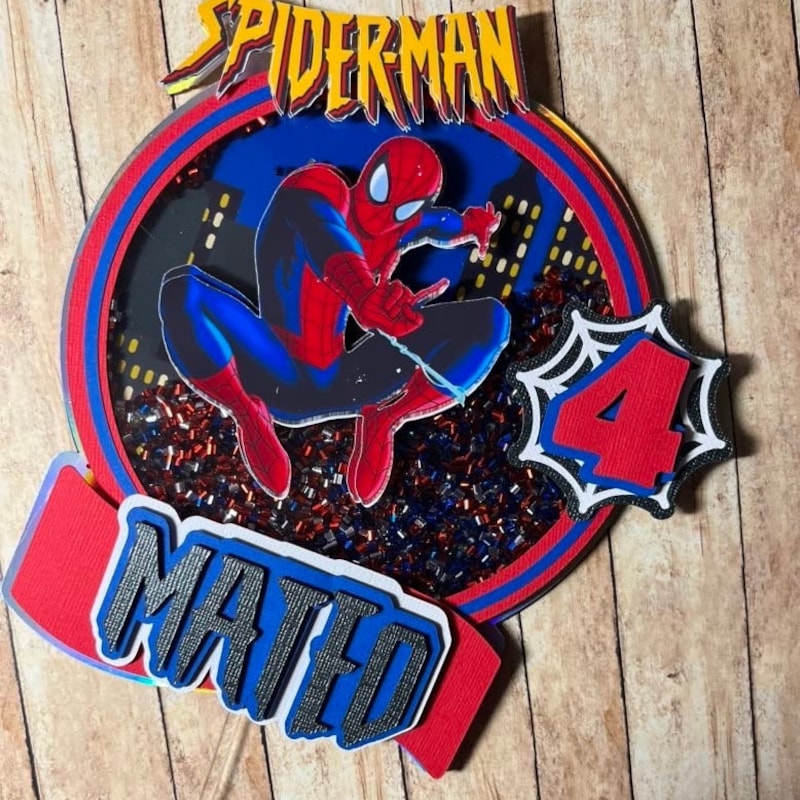 Spiderman Spider Topper - Etsy