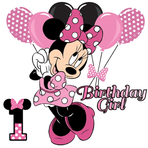 Minnie Mouse 1st Birthday Clipart