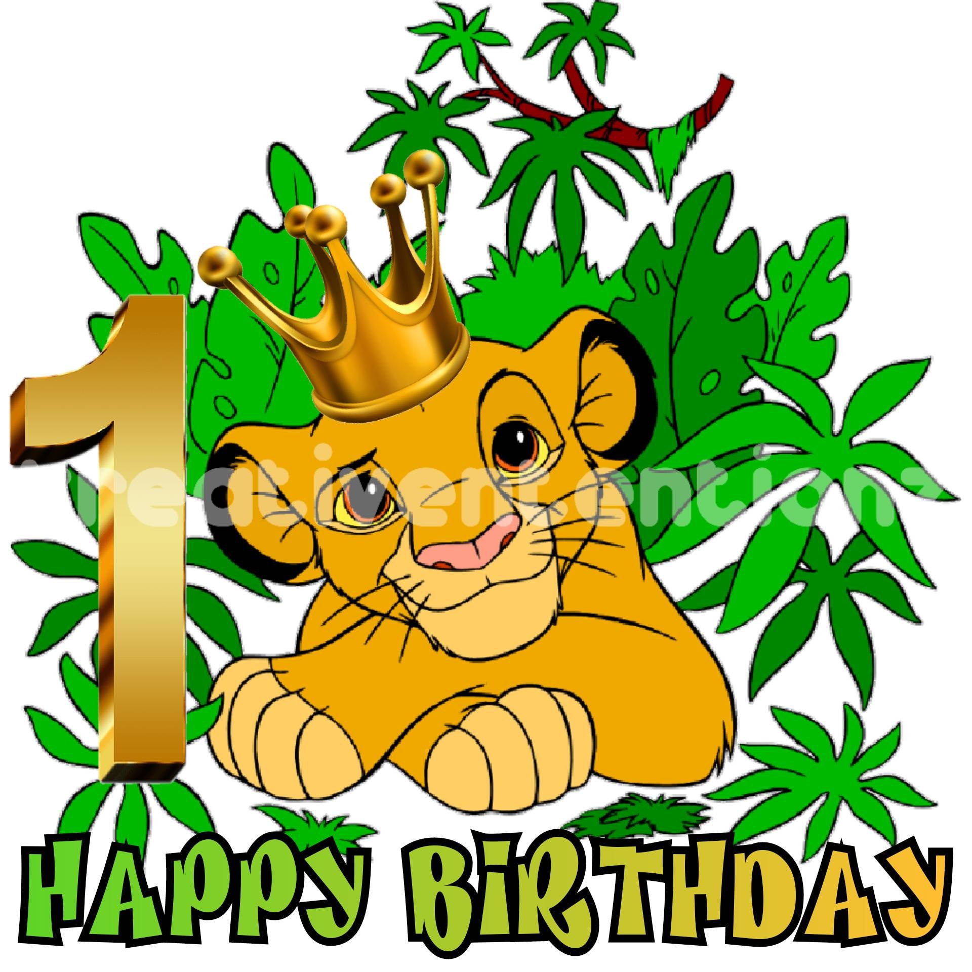 Lion King Happy Birthday Graphics