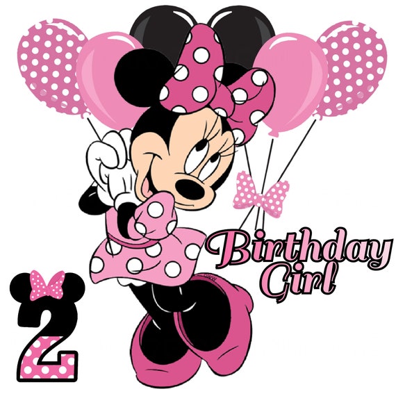 Minnie Mouse Happy 2nd Birthday