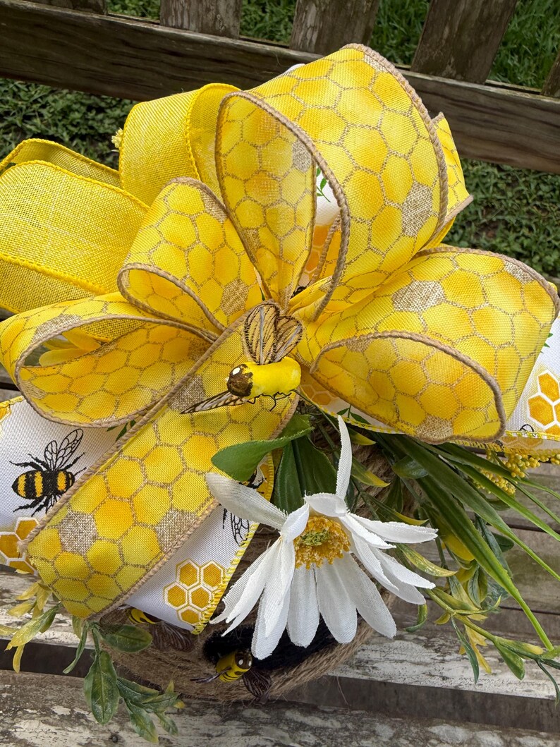 10 Inch Decorative Beehive, Decorative Bee Hive, Bee Decor, Table Bee ...