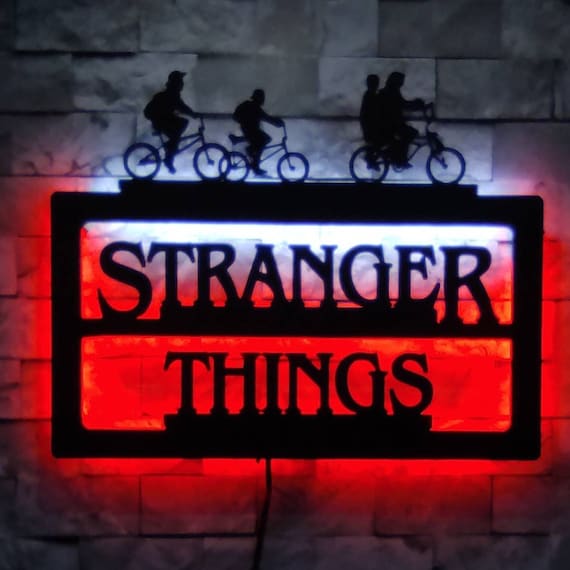 Stranger Things Sign Led Stranger Things Neon Sign Stranger | Etsy