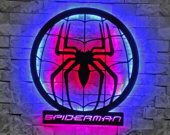 Spiderman Neon Sign - Etsy UK