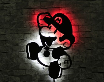 Super Mario Neon Sign - Etsy