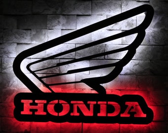 Honda Motorcycle Led Sign - Etsy
