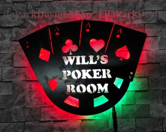 Poker Wall Lamp - Etsy