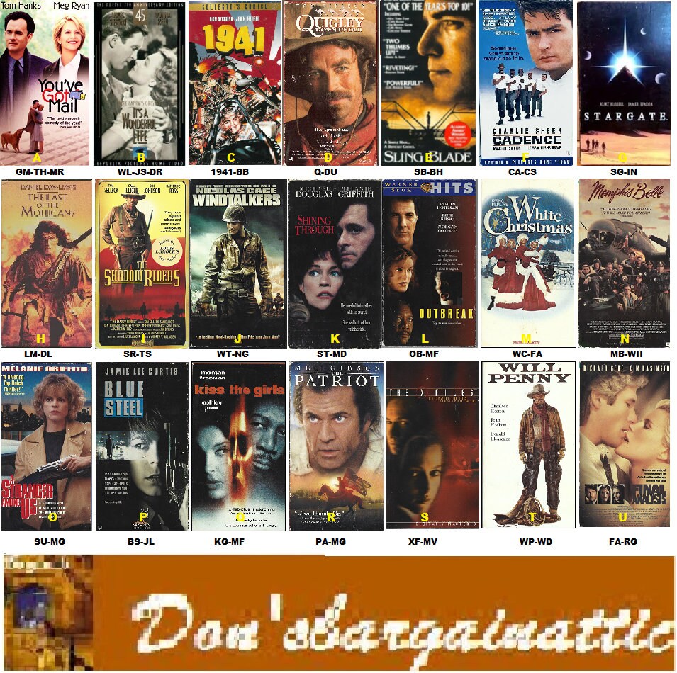 21 Great Movies in VHS Formate Take a Look You Might Be - Etsy